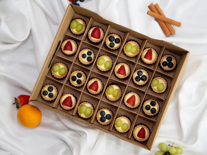 Fruit Tartlets Party Box @ $38.80 for 24pcs/Set | Catering Culture