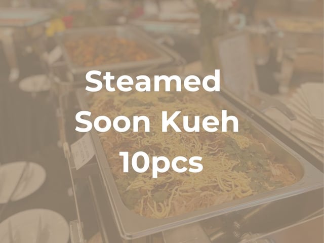 Steamed Soon Kueh 10pcs | Catering Culture